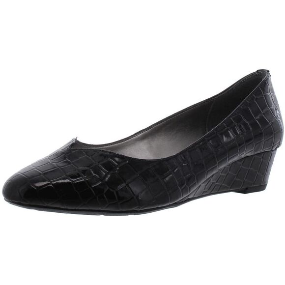 Proxy | Shoes | Proxy Womens Emastine Black Slip On Crocodile Print ...
